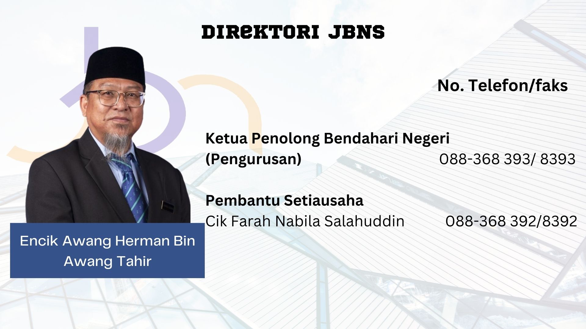 JABATAN BENDAHARI NEGERI SABAH